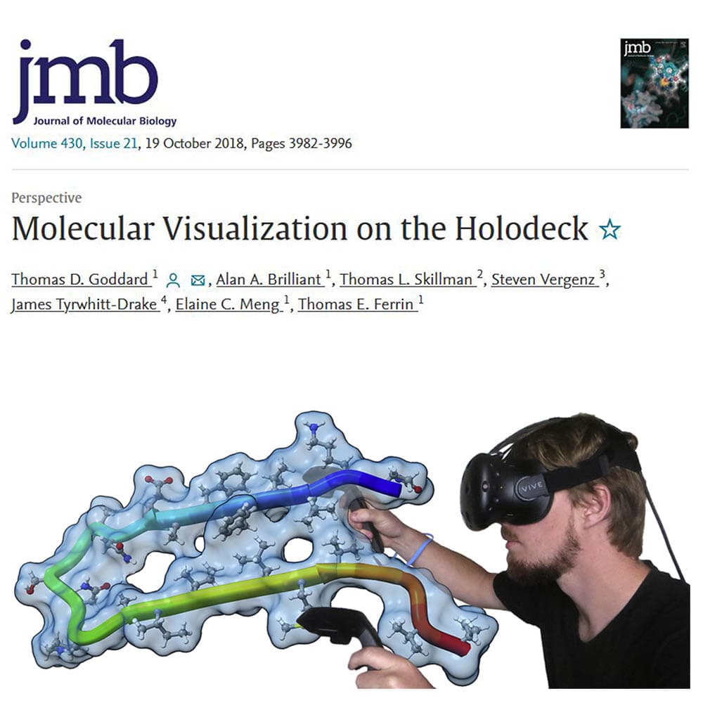 Molecular Visualization on the Holodeck – James Tyrwhitt-Drake